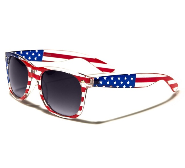 Red White and Blue Sunglasses - TopSunglasses.net